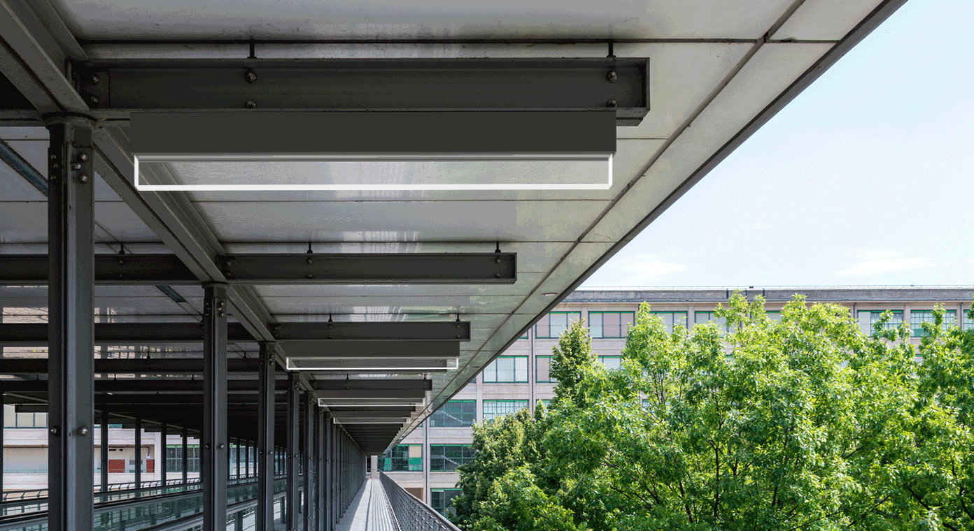 RM93-EXT Exterior Illuminated Blade | Lumos Architectural Lighting